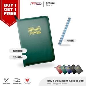Jual Document Keeper 888 Map Dokumen Berkas Resleting Anti Air TOPLA ...