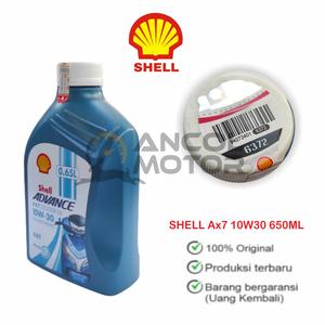 Jual Oli Shell Advance AX7 650ml 4T 10w30 Oil Mesin Motor Matic ...