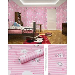 Jual Wallpaper Sticker Dinding Hello Kitty Bintang Garis Ukuran Panjang ...