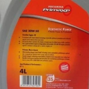Promo PTR OLI PRIMA XP SAE 20W-50 4L PERTAMINA - OLI MESIN BENSIN PRIMA ...