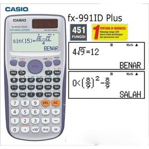 Jual CASIO SCIENTIFIC CALCULATOR FX 991 ID PLUS NATURAL VPAM 451FUNGSI ...