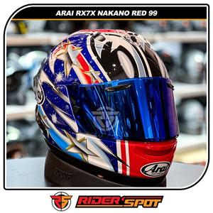 Jual Helm Motor Arai RX7X Nakano Red 99 Helmet Original Japan Touring ...