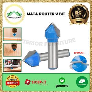 Jual Mata Router V Bits 3D Groove Carving Milling Woodworking V Type ...