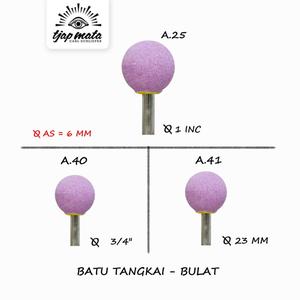 Jual TJAP MATA / CAP MATA Batu Tangkai / Mounted Stone - Bulat - A41 ...