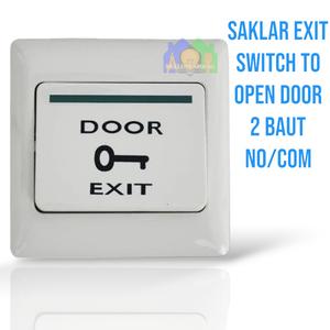 Jual EXIT BUTTON PUSH DOOR TOMBOL EXIT SWITCH SAKLAR PEMBUKA PINTU ...
