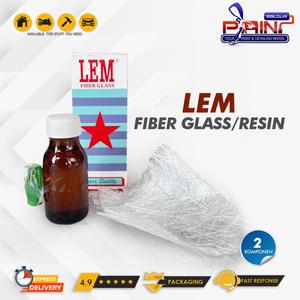 Jual Lem Fiber Glass Fiberglass RESIN Lem Plastik Bak Mandi Ember ...