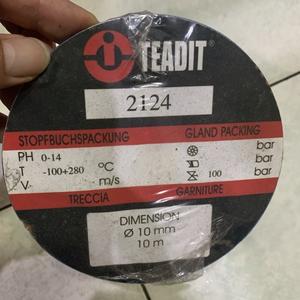 Jual Gland packing PTFE 10mm x 10 meter Teadit 2124 Oval /bulat MM Seal ...