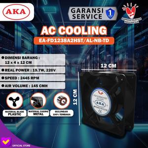 Jual Cooling Fan Panel Kotak 12CM Ball Bearing Kipas Angin Partisi AC ...