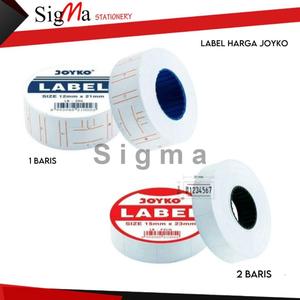 Jual Label Harga JOYKO / Sticker Label harga JOYKO 1 Baris 2 Baris - 2 ...