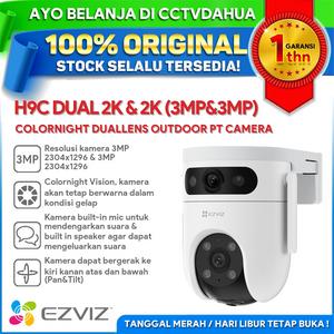 Promo EZVIZ H9C DUAL 2K & 2K (3MP&3MP) COLORNIGHT DUALLENS OUTDOOR PT ...