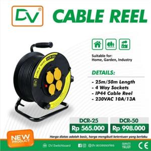 Jual SINTE (DV) CABLE REEL HEAVY DUTY 25 Meter 10A Kabel Roll IP44 ...