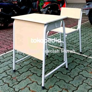 Jual JT-SKU MEJA KURSI SISWA SEKOLAH SERI GOLD MEJA BELAJAR BESI PIPA ...