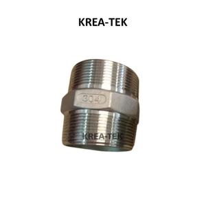 Jual Double nipple 1 inch ss304 / hex nepel / drat / doubel nipel SS ...