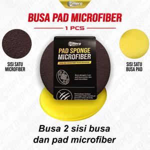 Jual Busa Poles Kain Lap Microfiber Bulat Ompro Busa 2 Sisi Pad ...