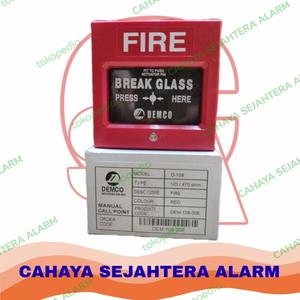 Jual Fire Alarm Manual Call Point / Break Glass Demco D-108 - Jakarta ...