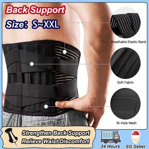 Jual Good 【 Stock】back Support-brace Lower Back Pain Anti-skid Lumbar ...