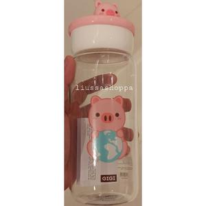 Jual Botol Miniso - GIGi Pig Series High Borosilicate Glass Water ...