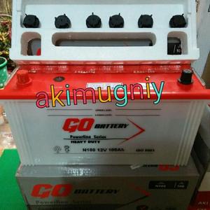 Jual Best ! Aki N100 Go Battery Basah 12V 100Ah Heavy Duty 95E41R ...