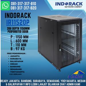 Jual CLOSE RACK 20U DEPTH 1150MM PERFORATED DOOR / INDORACK / RACK ...