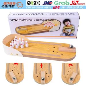 Jual Mainan Anak Bola Bowling Tangan Kelereng - Desktop Mini Bowling ...