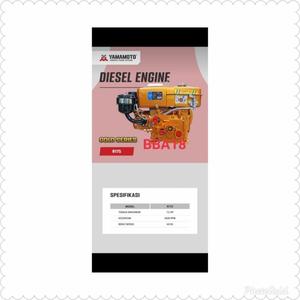 Jual Mesin Penggerak R175 Diesel Engine R 175 Solar YAMAMOTO GOLD Best - Kota Surabaya - SIGMA ...