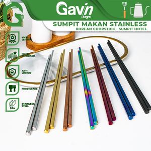 Jual Sumpit Korea Stainless Rose Gold Sumpit Makan Pink Korean ...