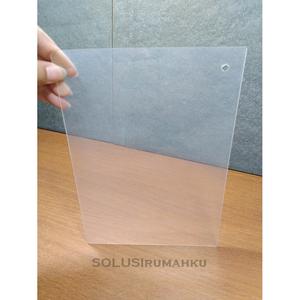 Jual Per 1 meter Fiber Tutup Pagar POLOS BENING 05 Opal Plastik Flat ...