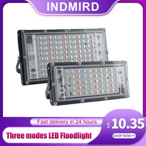 Jual PH LED Floodlight 100W Outdoor Wall 110V 220V Black Floodlight ...