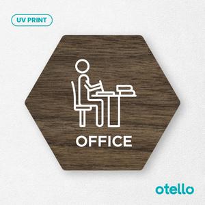 Jual signage office sign board kantor label tempel papan nama ruangan ...