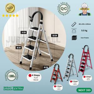 Jual Tangga Lipat/Tangga Portable/Tangga Lipat Besi Alumunium-4 Step ...