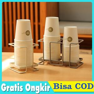 Jual Rak Cup Stand Holder Dispenser Tempat Gelas Kertas Paper Cup ...