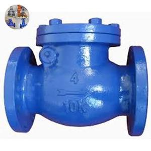 Jual swing check valve 4" jis 10k flange DN 100 cast iron YONE ...