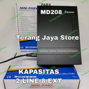 Jual Pabx Excelltel Md208 Pabx 2 Line 8 Extension Excelltel Md208 Pabx ...