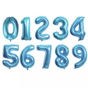 Jual Balon Foil Huruf dan Angka Besar 80cm ( Pink Biru Polos ) - pink ...