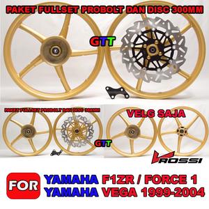 Jual NEW VELG RACING VROSSI YAMAHA F1ZR DAN VEGA LAMA GOLD MATTE - 1 ...