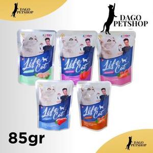 Jual Life Cat Pouch 85gr Makanan Kucing Basah - SALMON KITTEN - Kota ...