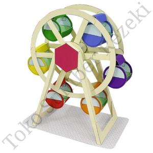 Jual amusement park ferris wheel 3d paper craft kincir roda papercraft ...