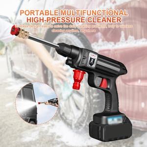 Promo Water Jet Spray Gun Wireless 30 Bar 20000 RPM 36V Lithium Battery ...