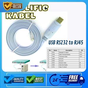 Jual USB RS232 to RJ45 for Cisco Huawei Router Prolific Console Cable ...