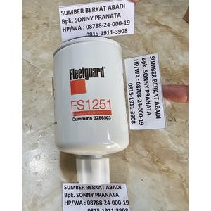 Jual FLEETGUARD FS1251 FS 1251 FUEL WATER SEPARATOR CUMMINS 3286503 ...