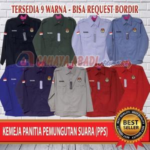 Jual Kemeja PPS KPU Seragam PPS KPU Baju PPS KPU - Navy, S - Kab ...