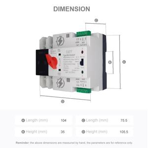 Jual Ats Ac 100A 220V 2P Automatic Transfer Switch Solar Cell Panel ...