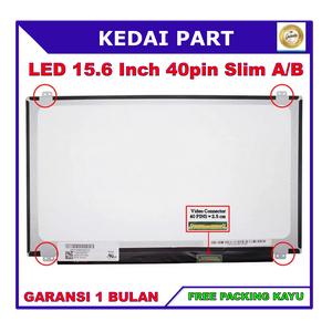 Jual LCD LED 15.6 15 Inch 40 Pin 40pin Slim Tipis HD Kuping Baut ...