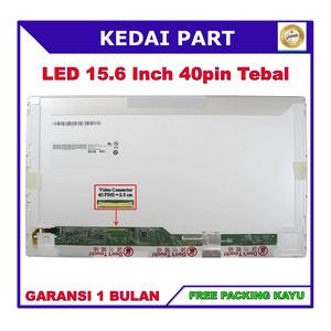 Jual LCD LED 15.6 15 Inch 40 Pin 40pin HD Tebal No Bracket Kuping Baut ...