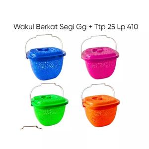 Jual WAKUL BERKAT BAKUL TEBAL SEGI GAGANG +TUTUP HAMPERS HAJATAN ...