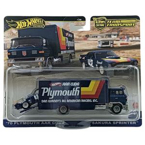 Jual Hot Wheels Team Transport 70 Plymouth AAR Cuda Sakura Sprinter ...