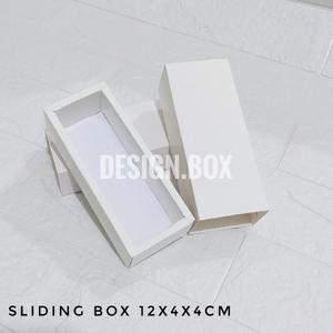 Jual 12Pc | Sliding Box Putih Polos Uk 12X4X4Cm | Box Parfum Ready ...