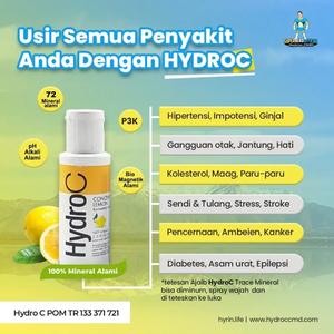 Jual New Hydroc 75Ml Cmd Alkali Water Air Murni Best Quality - Jakarta ...
