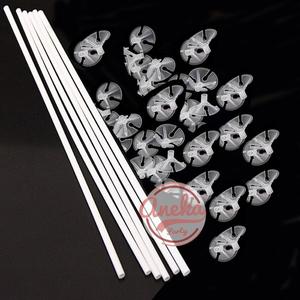 Jual per pack Tangkai Balon putih / Gagang Balon / Stik Balon Warna ...