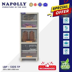 Jual NAPOLLY: LOCKER BOX LEMARI PLASTIK MINIMALIS (SUSUN 3, 4, 5 ...